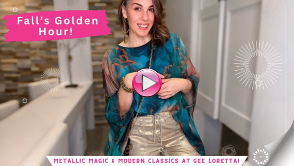 Fall’s Golden Hour: Metallic Magic & Modern Classics - Gee Loretta