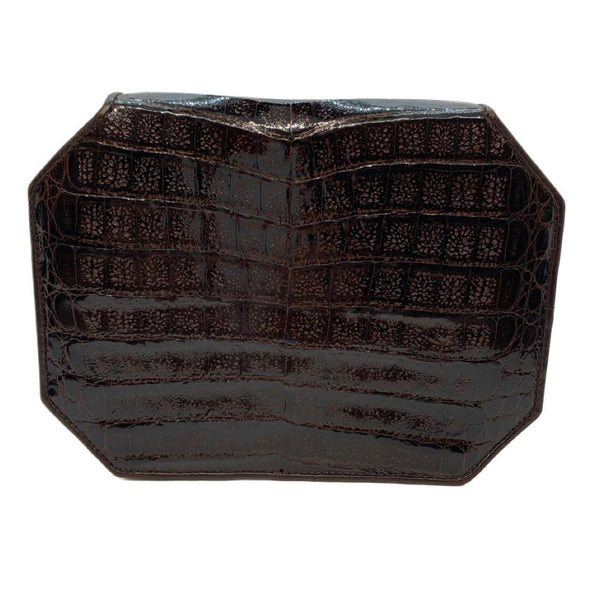 Chanel Rare Croc Hexagon Clutch - Gee Loretta