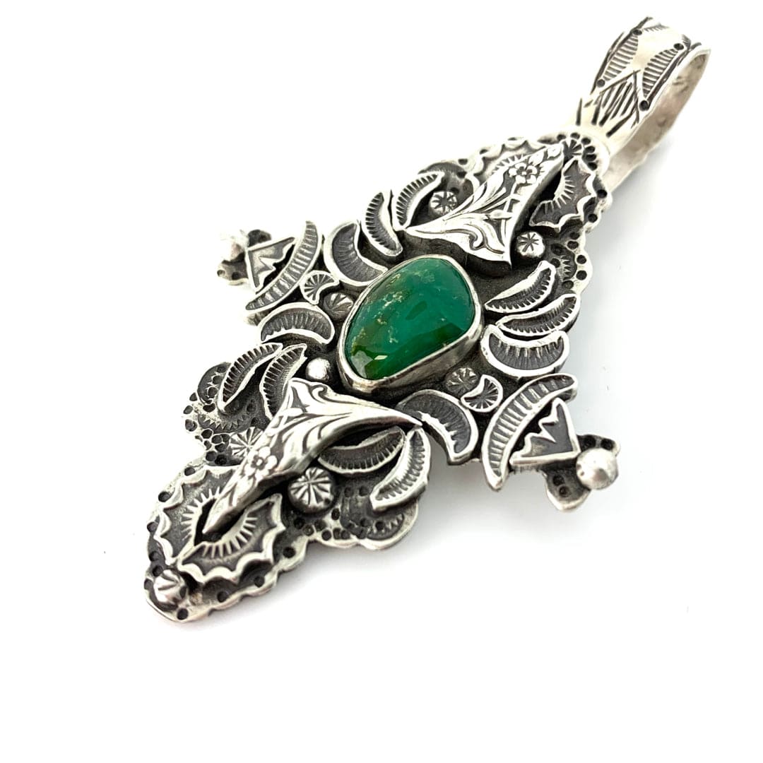 Lawrence Baca Green Stone Enhancer - Gee Loretta