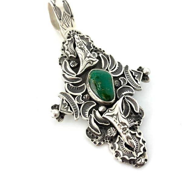 Lawrence Baca Green Stone Enhancer - Gee Loretta